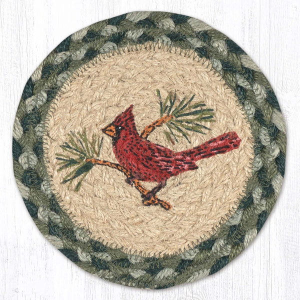 LC-365 Cardinal 7" Round | The Braided Rug Place