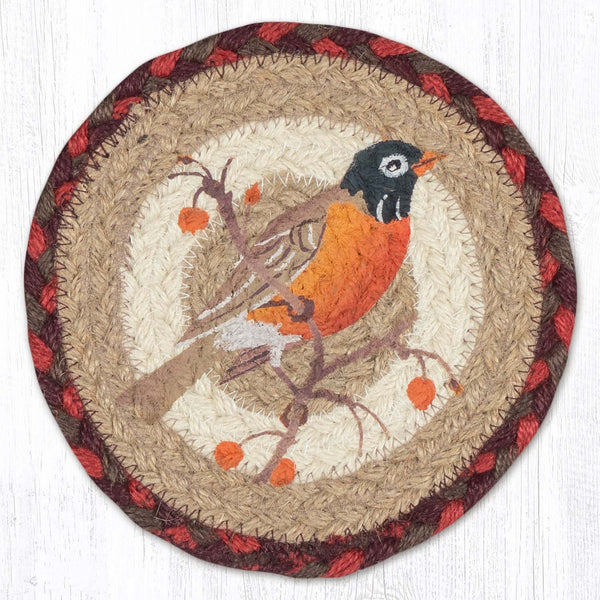 LC-417 Robin 7" Trivet | The Braided Rug Place