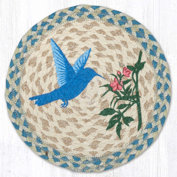 MSPR-918 Hummingbird 10" Trivet | The Braided Rug Place