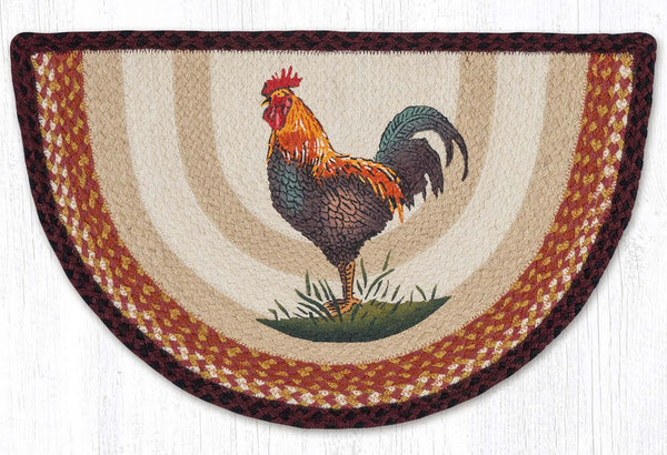SCP-471 Rustic Rooster Rug | The Braided Rug Place