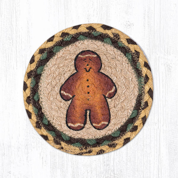 MSPR-111 Gingerbread Man Trivet | The Braided Rug Place