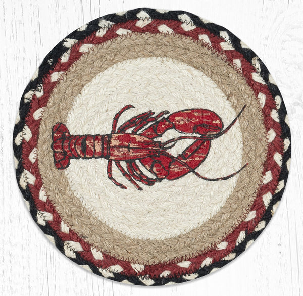 MSPR-430 Fresh Lobster 10" Trivet | The Braided Rug Place