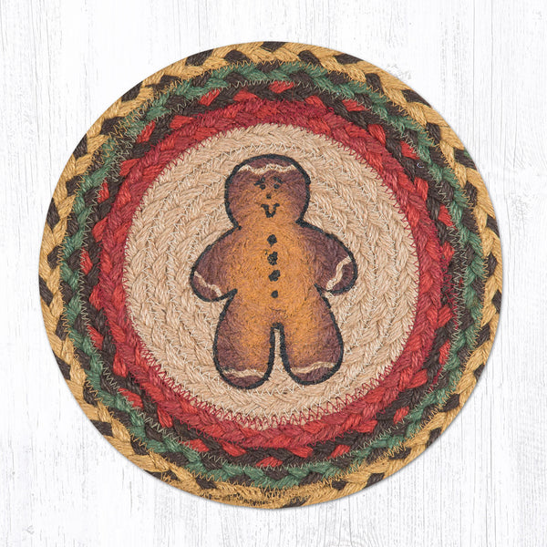 MSPR-111 Gingerbread Man Trivet | The Braided Rug Place