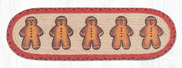 ST-OP-111 Gingerbread Men Stair Tread | The Braided Rug Place