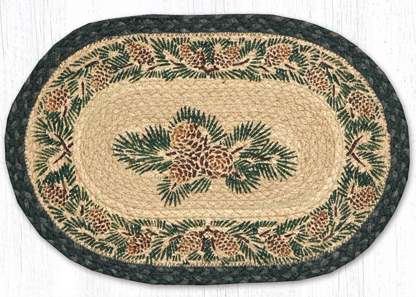 MSP-025A Pinecone Swatch 10"x15" | The Braided Rug Place