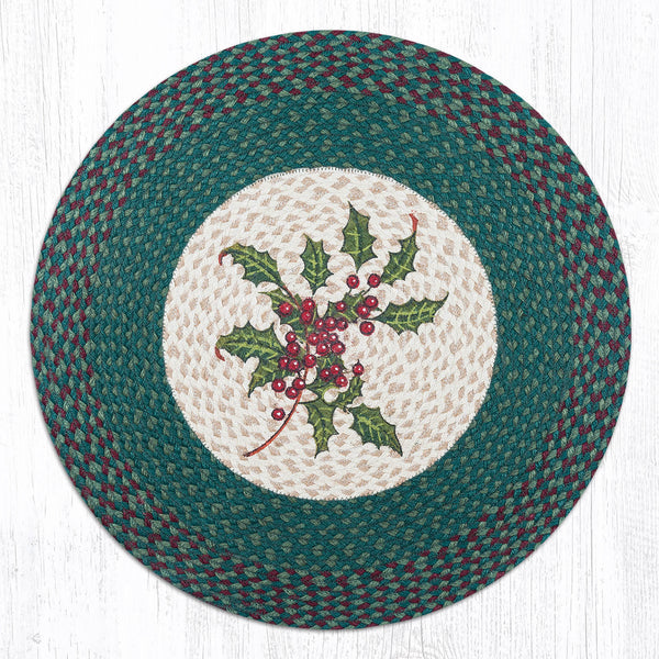 RP-508 Holly Round Rug | The Braided Rug Place