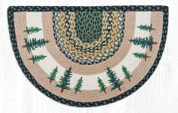 SCP-116 Tall Timbers Slice Rug | The Braided Rug Place