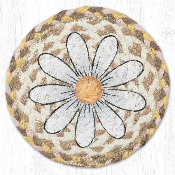 LC-653 Daisy 7" Round | The Braided Rug Place